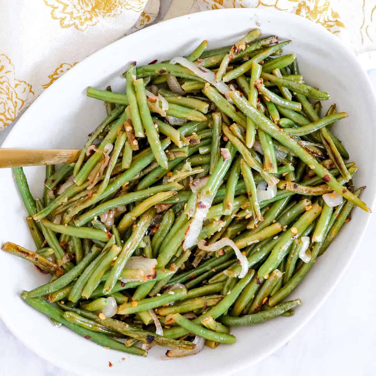 Spicy Green Beans - A Twisted Plate - {Whole30/Keto/Paleo}